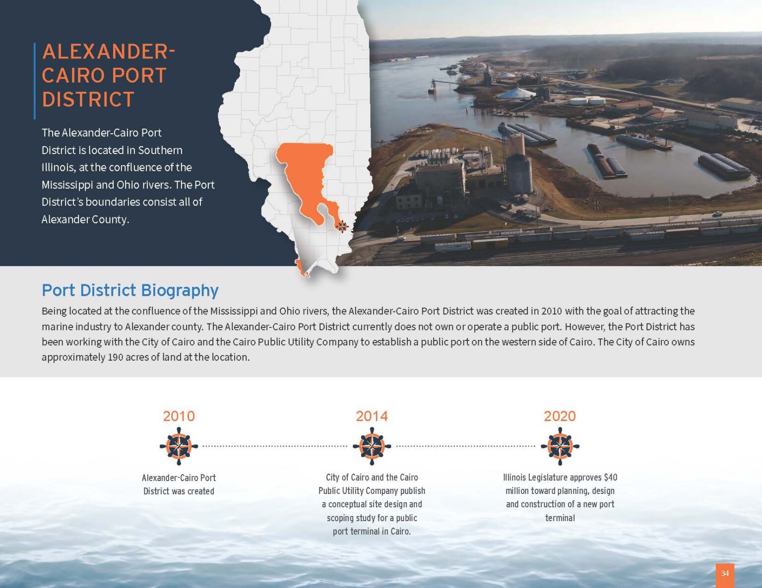 Sen. Fowler receives updates on Cairo Port District project - Dale Fowler