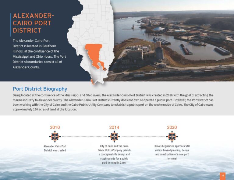 Sen. Fowler receives updates on Cairo Port District project - Dale Fowler