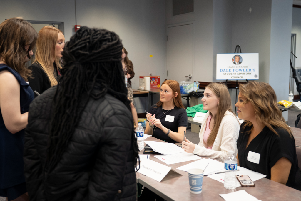 Senator Fowler Hosts Student Advisory Council for Local Students - Dale ...